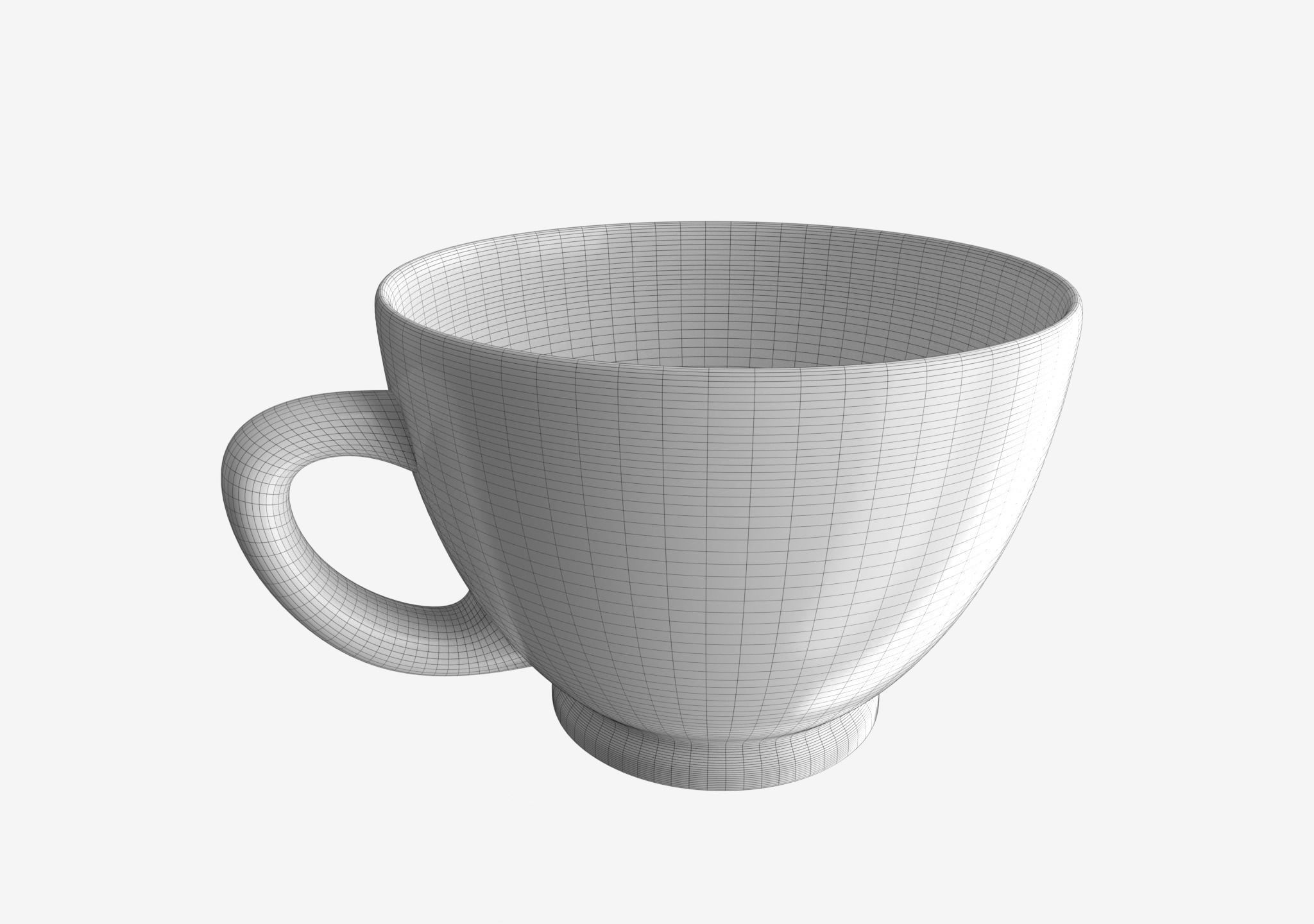 3D model Teacup VR / AR / low-poly | CGTrader
