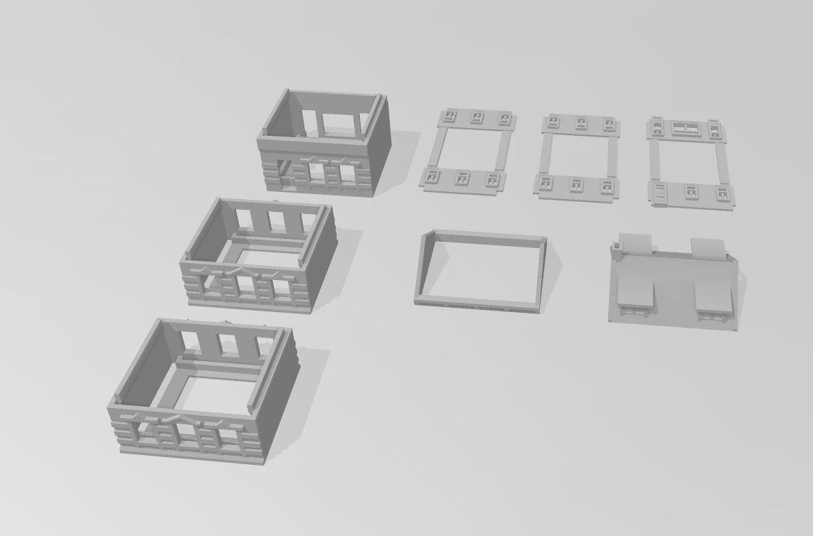 Half Timbered House by Outland Models 3D Printable 3D model 3D ...