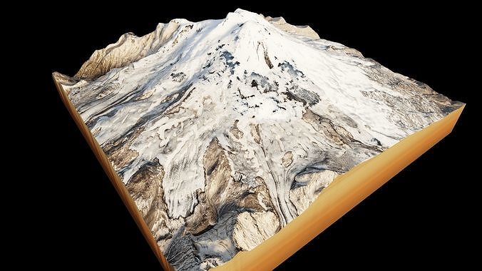 Mount Elbrus 3d Terrain model 3D model | CGTrader
