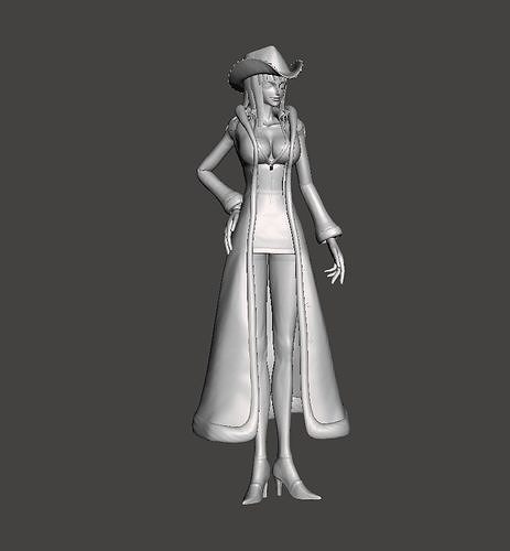 Miss All Sunday Nico Robin 3D Model 3D model 3D printable | CGTrader