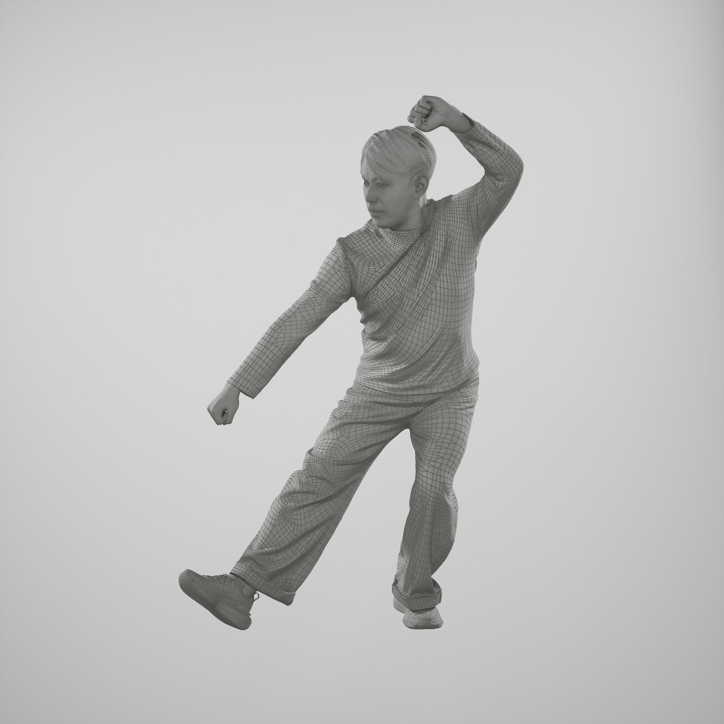 Game-Ready Asian Man Scan Posed 3 3D model | CGTrader