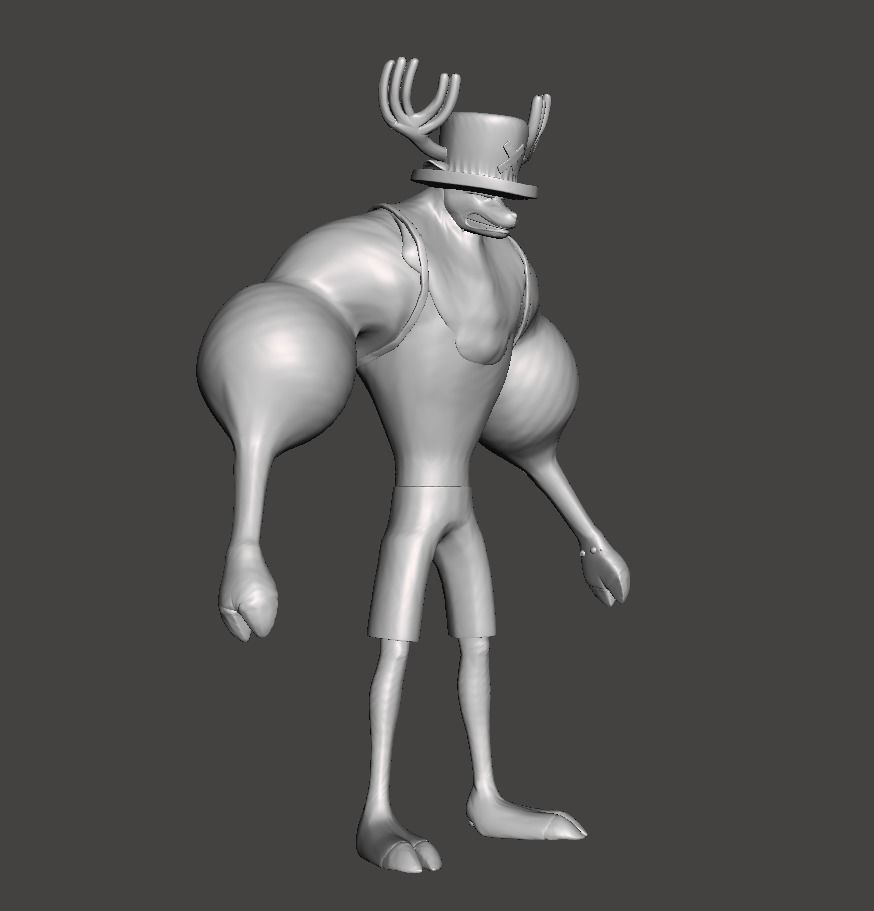 Tony Tony Chopper arm point 3D Model 3D model 3D printable | CGTrader