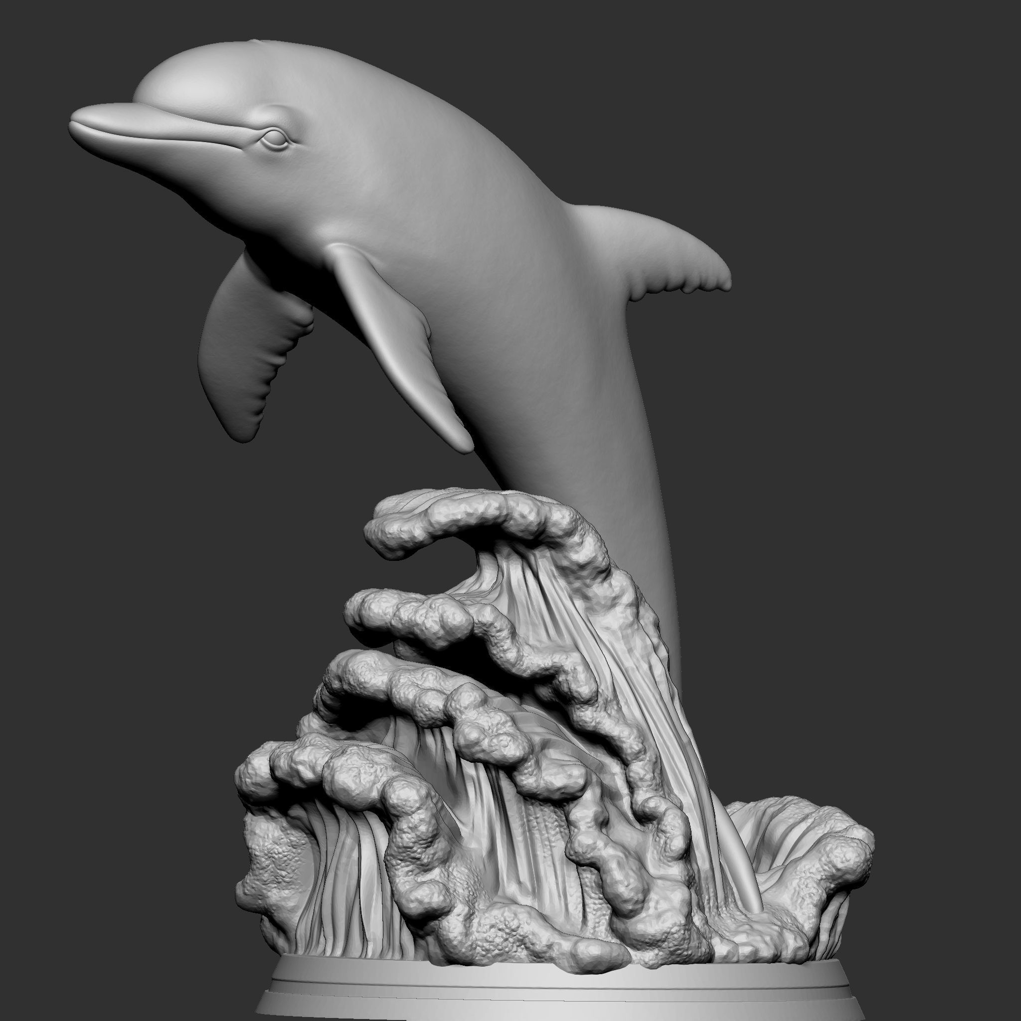 DOLPHIN 3D model 3D printable | CGTrader