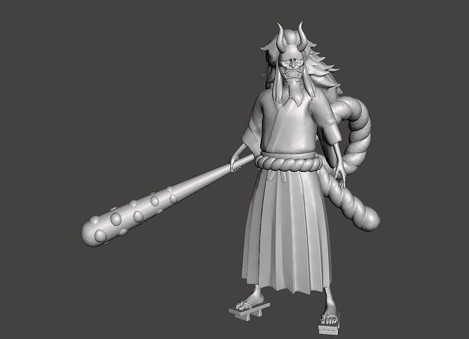 Yamato masked One piece 3D Model 3D model 3D printable | CGTrader