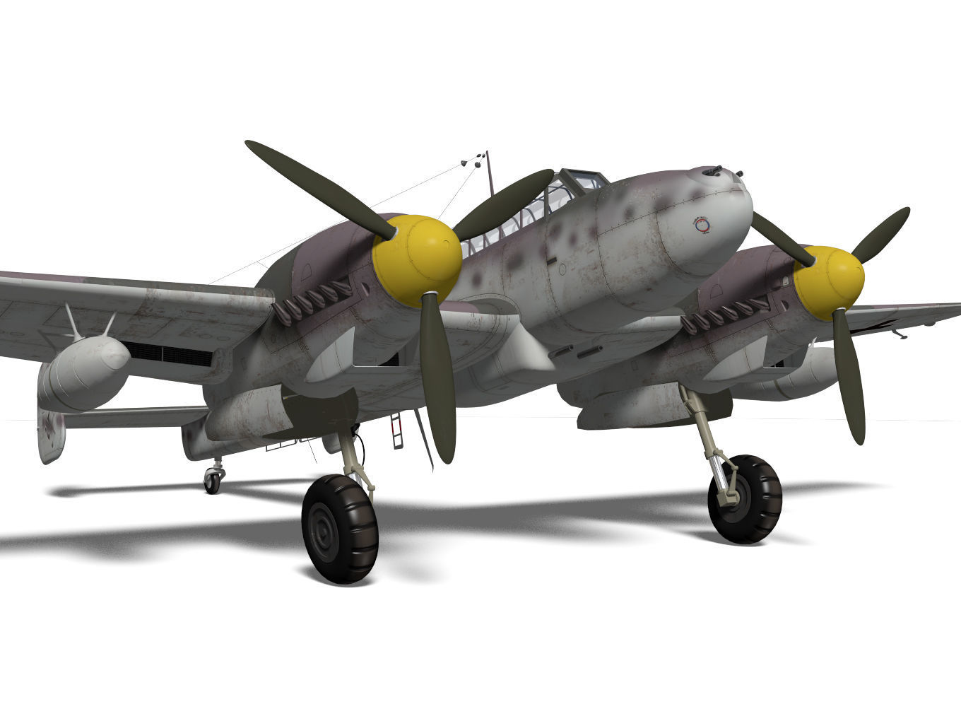 Messerschmitt Bf110 G2 3D model | CGTrader