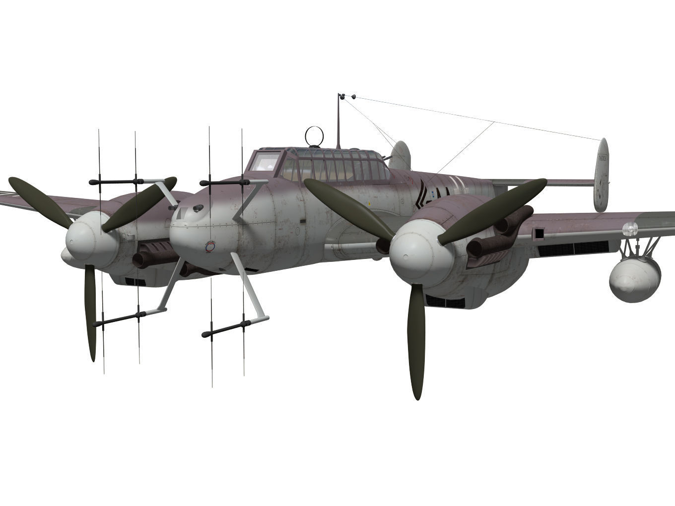 Messerschmitt Bf110 G4 3D model | CGTrader