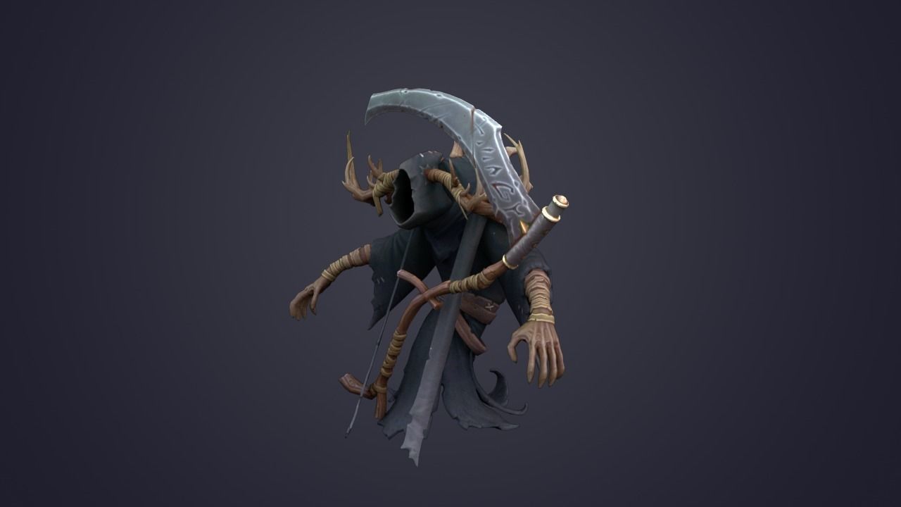 3D model Grim Reaper VR / AR / low-poly | CGTrader