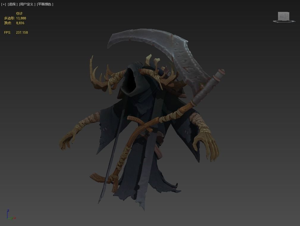3D model Grim Reaper VR / AR / low-poly | CGTrader