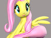 Fluttershy - My Little Pony 3D model 3D printable | CGTrader