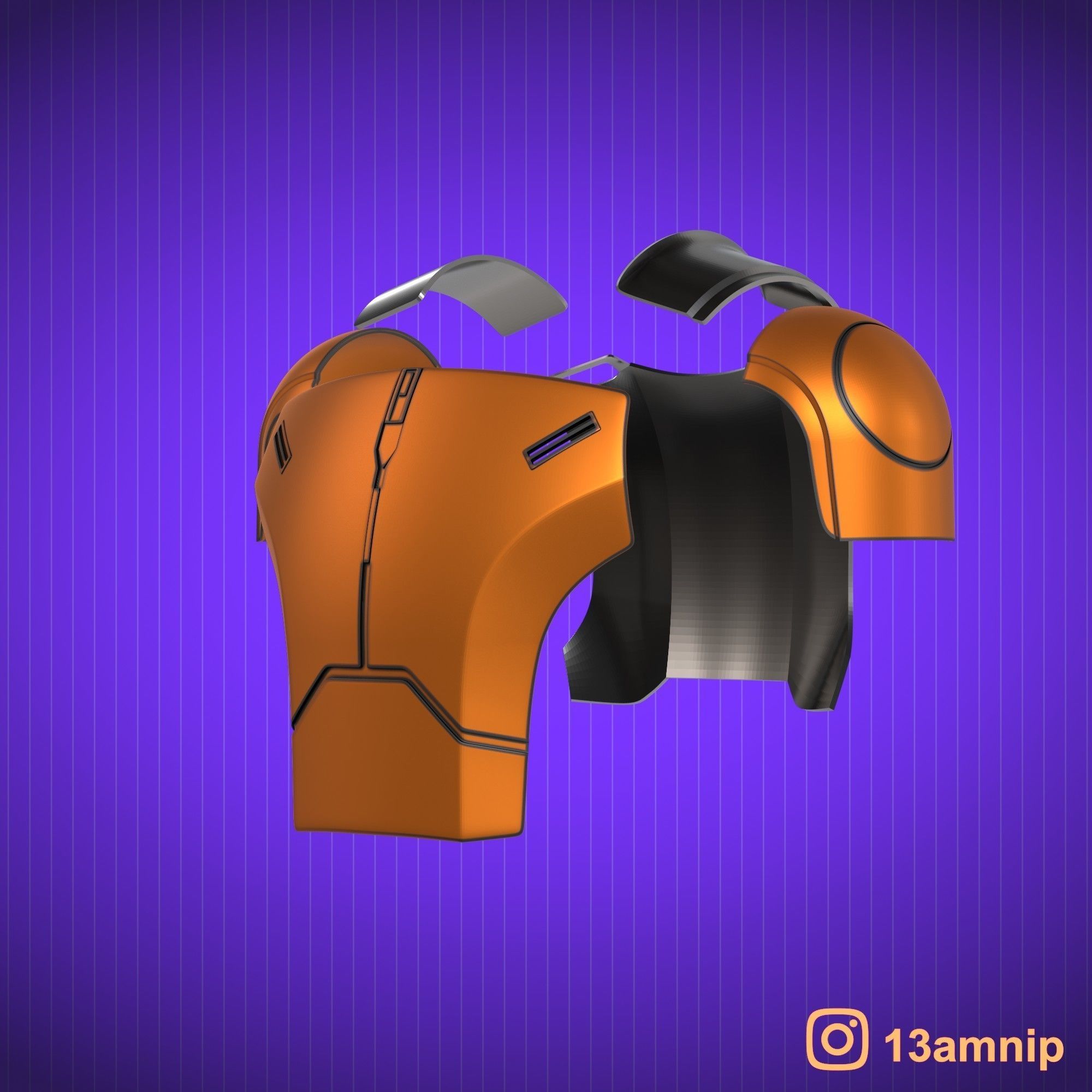 Sabine Wren Chest armor Set 3D model 3D printable | CGTrader