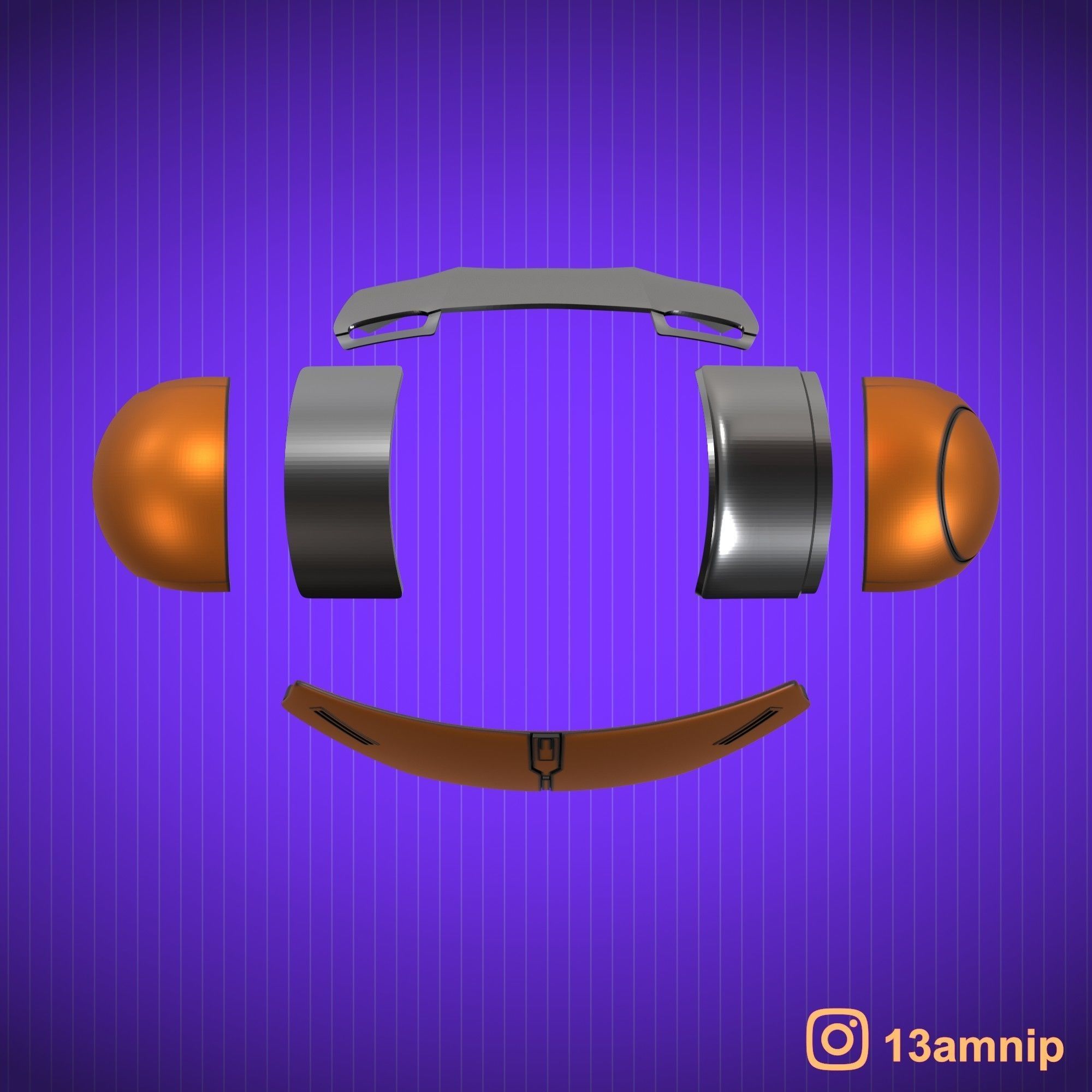 Sabine Wren Chest armor Set 3D model 3D printable | CGTrader