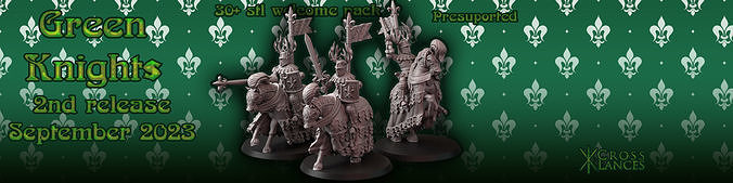 Green knights 3D model 3D printable | CGTrader