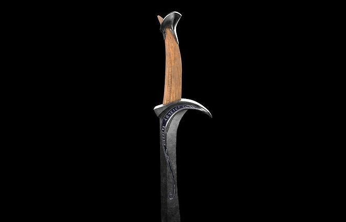 Thorin Sword Orcrist lord of the rings 3D DIGITAL DOWNLOAD FILE 3D ...
