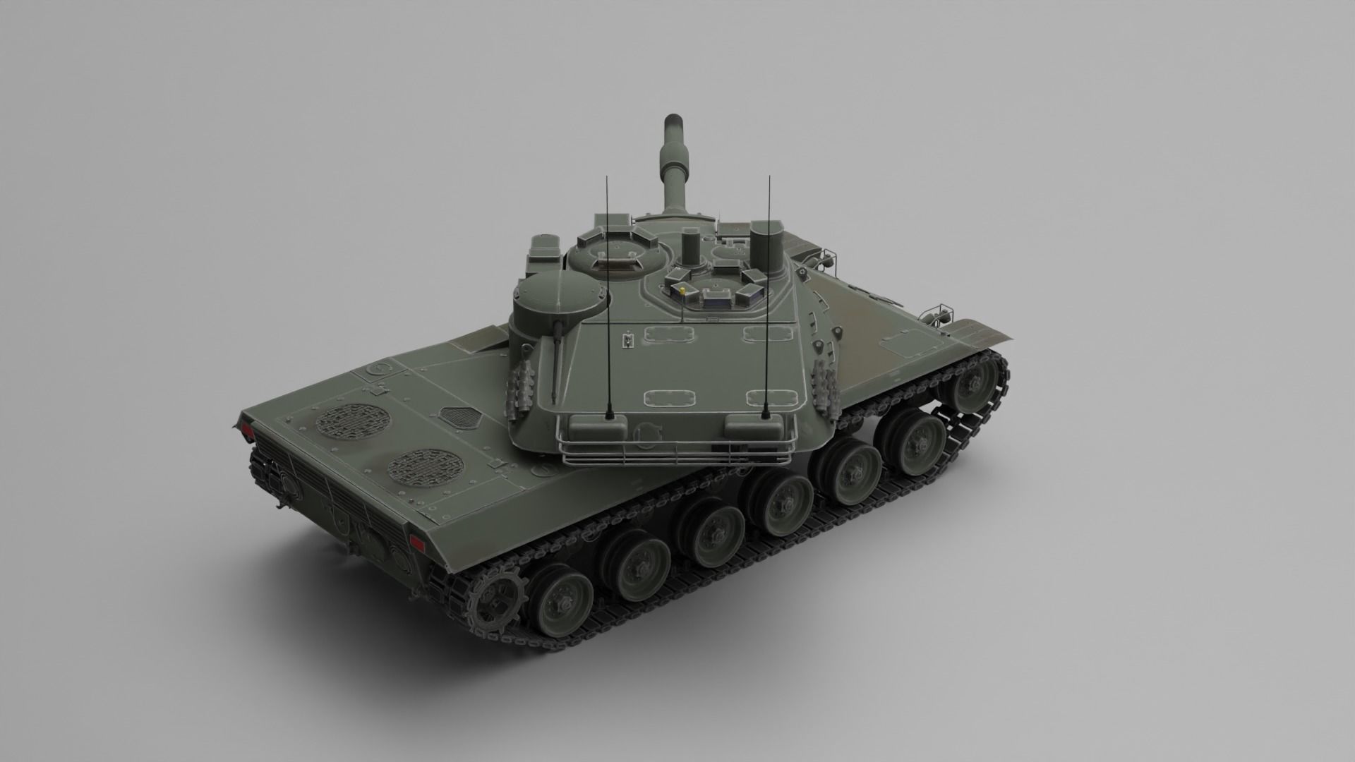 MBT 70 tank 3D model | CGTrader