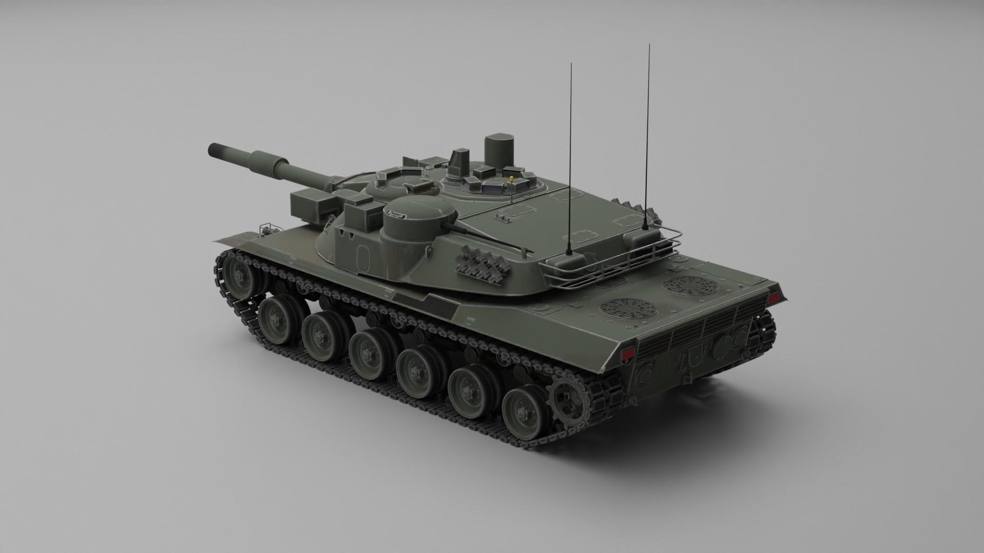 MBT 70 tank 3D model | CGTrader