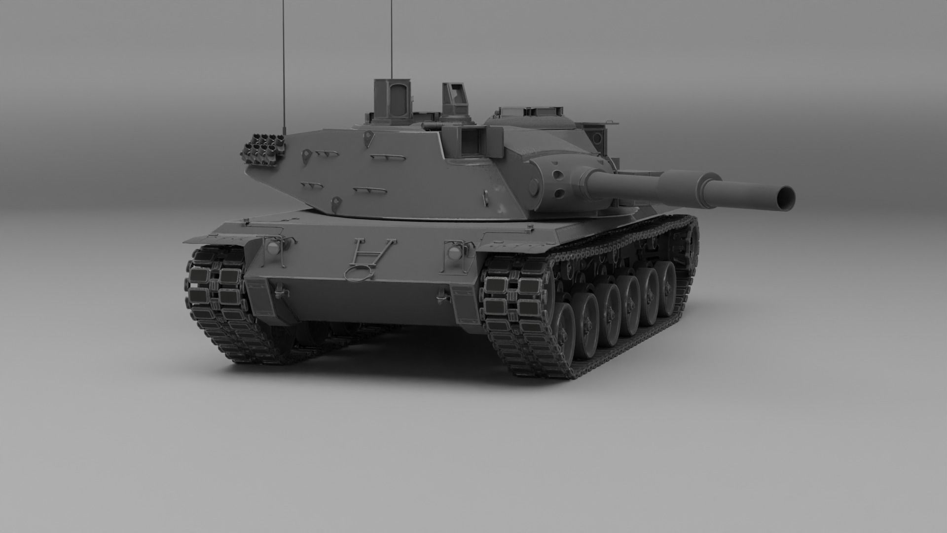 MBT 70 tank 3D model | CGTrader
