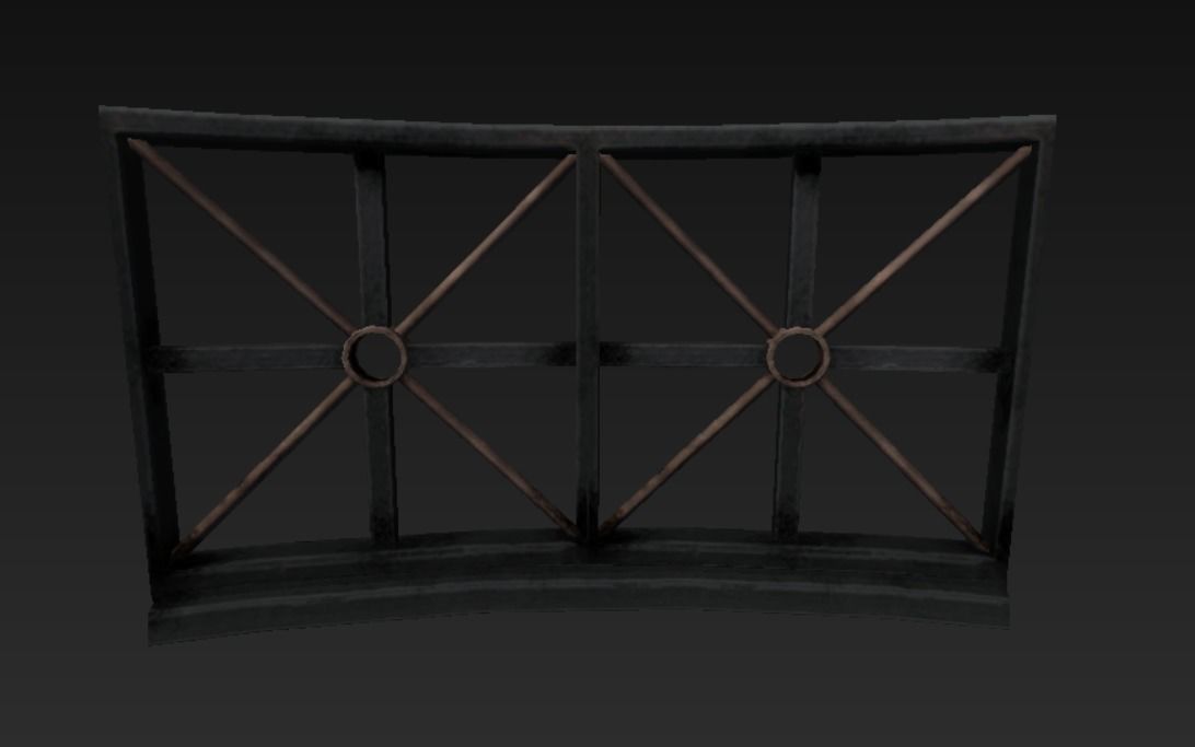 3D model Roman Railing VR / AR / low-poly | CGTrader