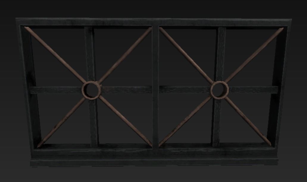 3D model Roman Railing VR / AR / low-poly | CGTrader