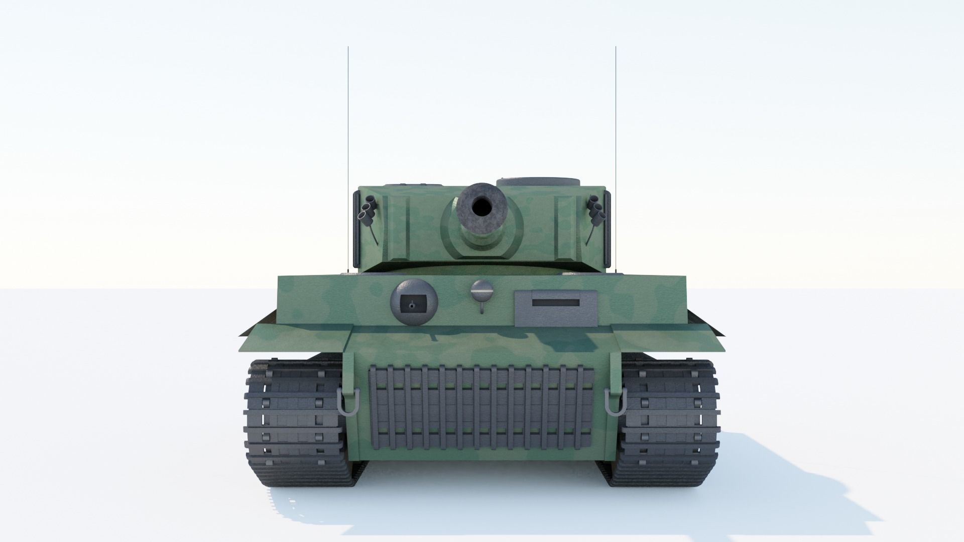 3D model Tiger H1 Tank VR / AR / low-poly | CGTrader