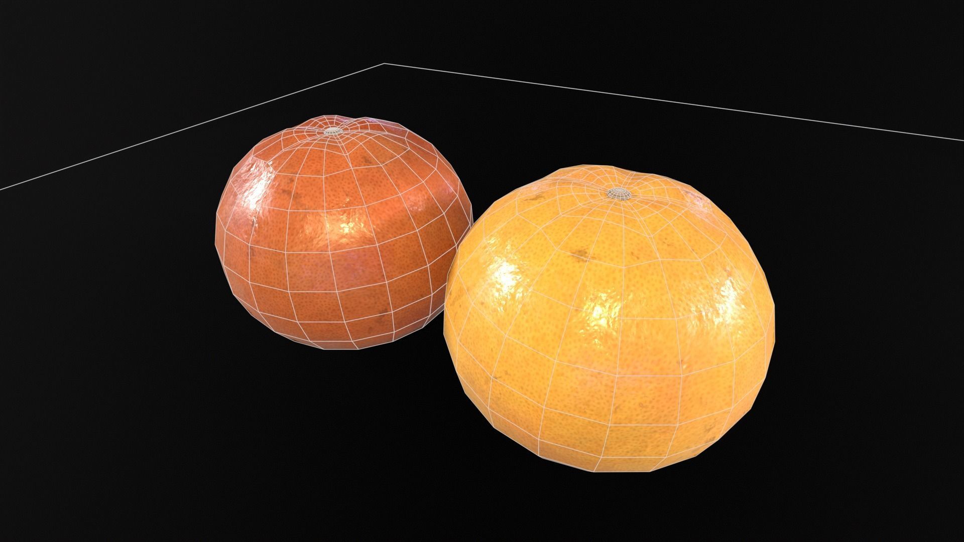 3D model Grapefruit set Fruit VR / AR / low-poly | CGTrader