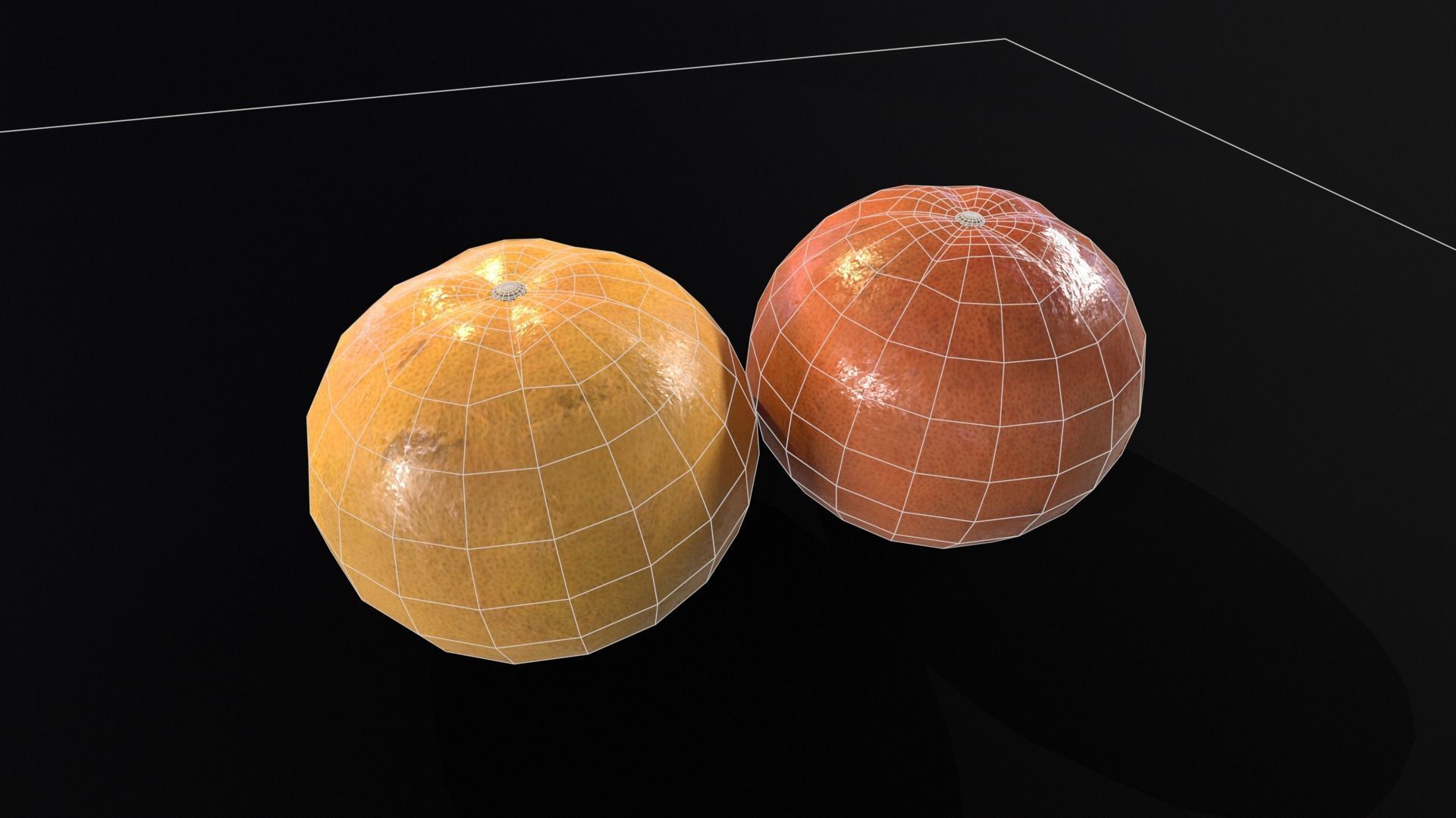 3D model Grapefruit set Fruit VR / AR / low-poly | CGTrader