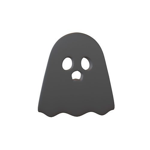 3D model Ghost Symbol v1 001 VR / AR / low-poly | CGTrader
