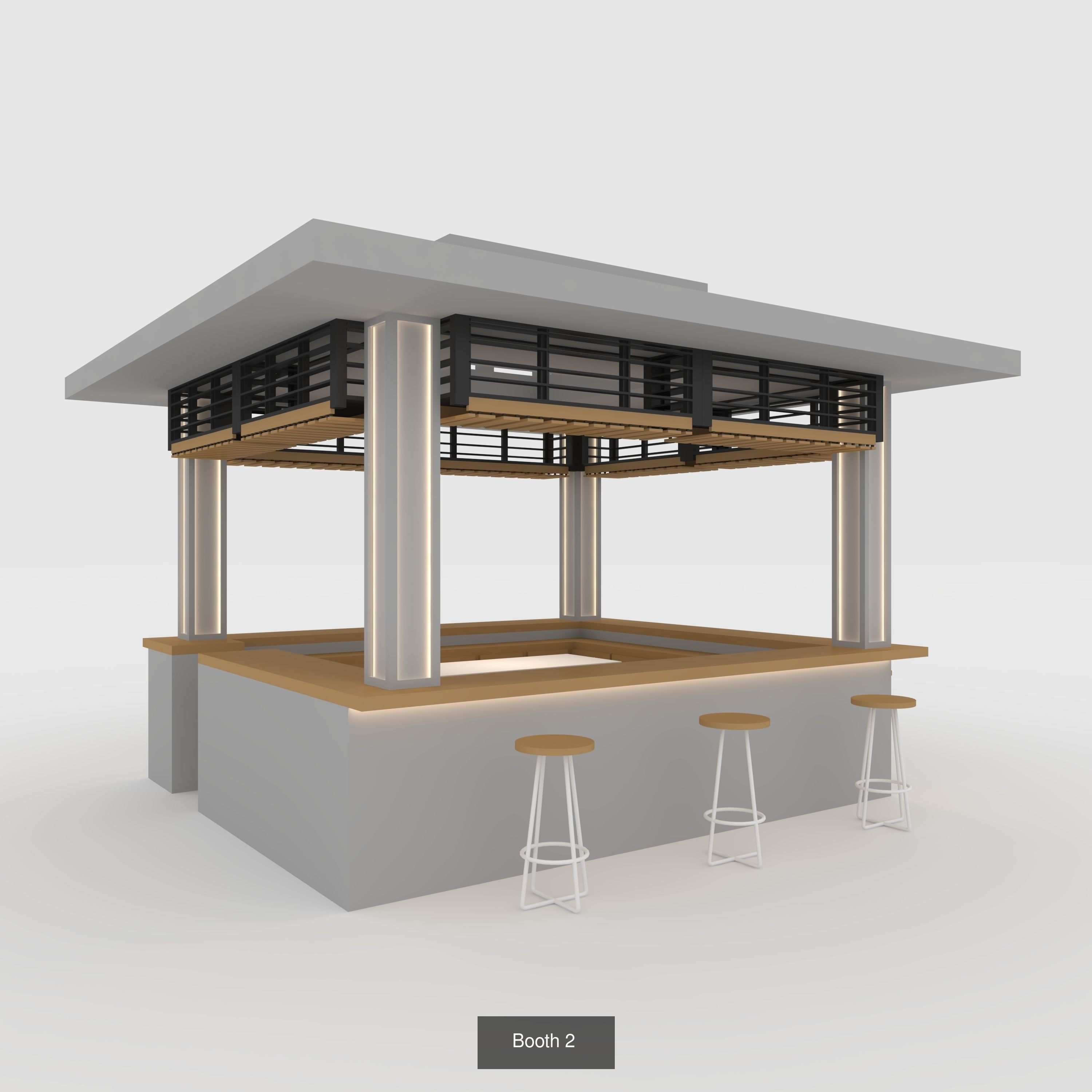 Collection Booth 1 | CGTrader