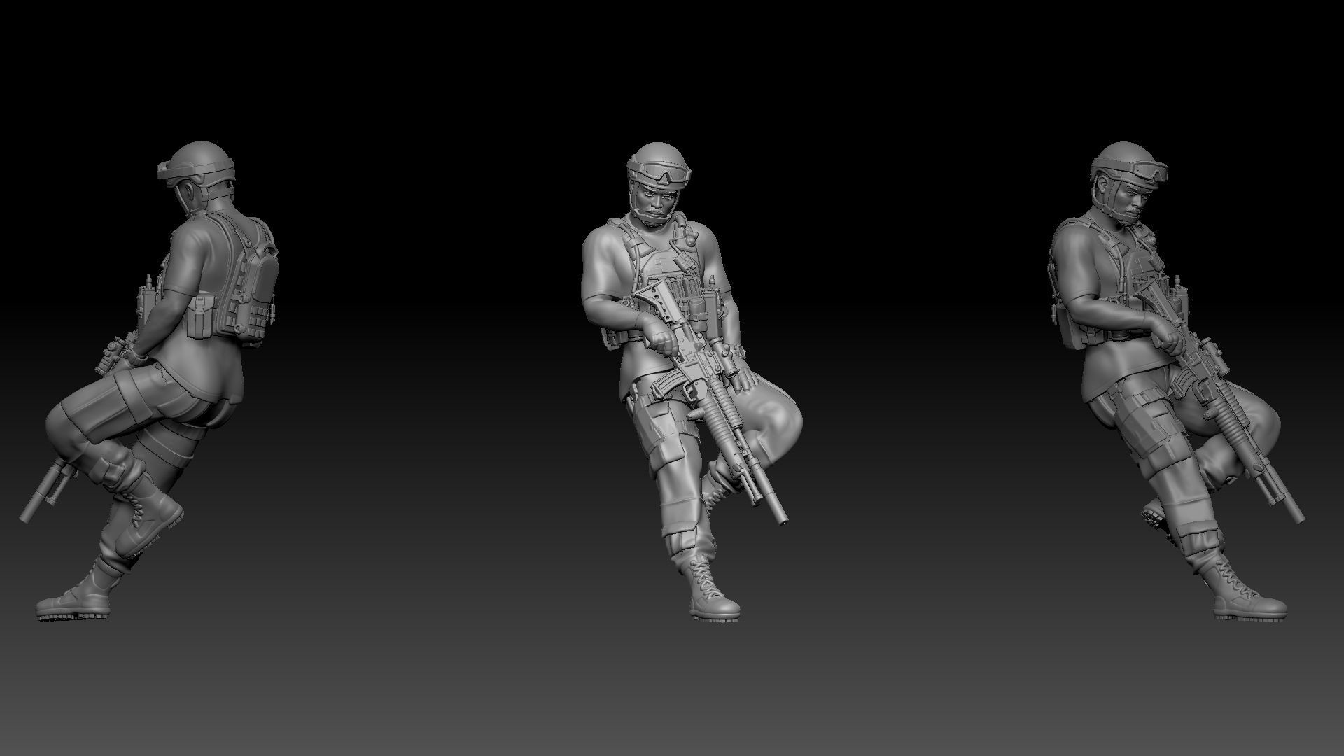 army pack 3D model 3D printable | CGTrader