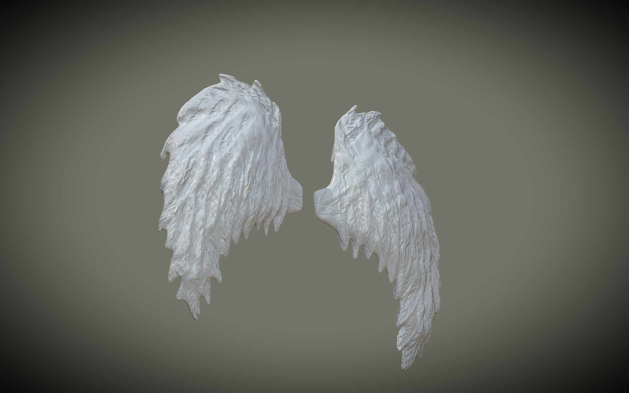 angel wings 3D model | CGTrader