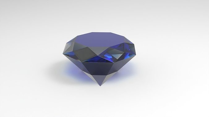 Simple Diamond model free VR / AR / low-poly 3D model | CGTrader