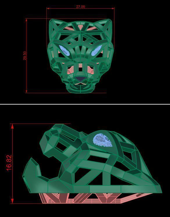 Panther net pendant 3D print model 3D model 3D printable | CGTrader