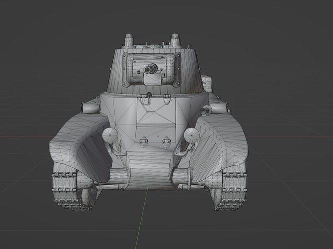 3D model BT7 tank VR / AR / low-poly | CGTrader