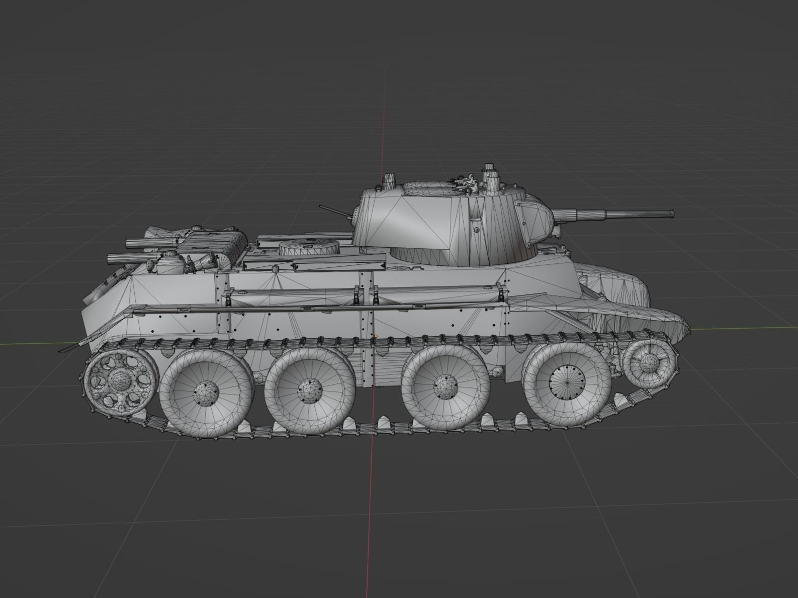 3D model BT7 tank VR / AR / low-poly | CGTrader