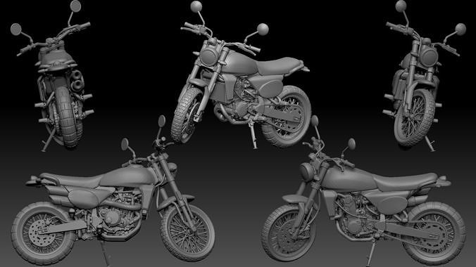 fantic caballero 500 3D model 3D printable | CGTrader