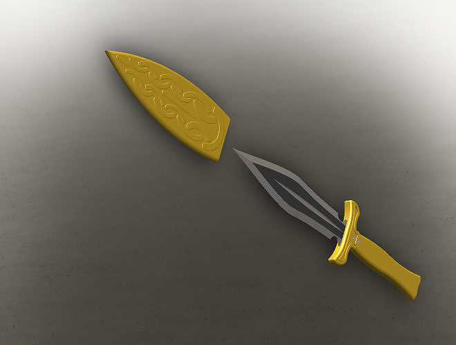 3D model dagger VR / AR / low-poly | CGTrader