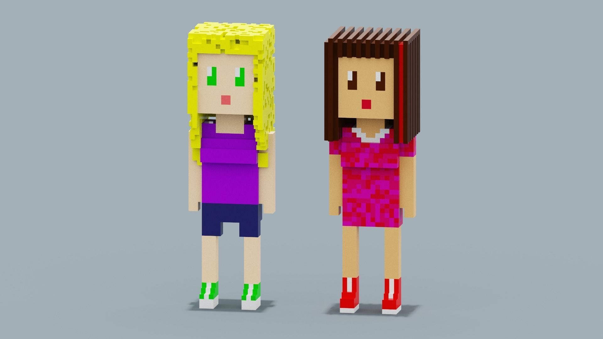 3D model NFT Characters VR / AR / low-poly | CGTrader