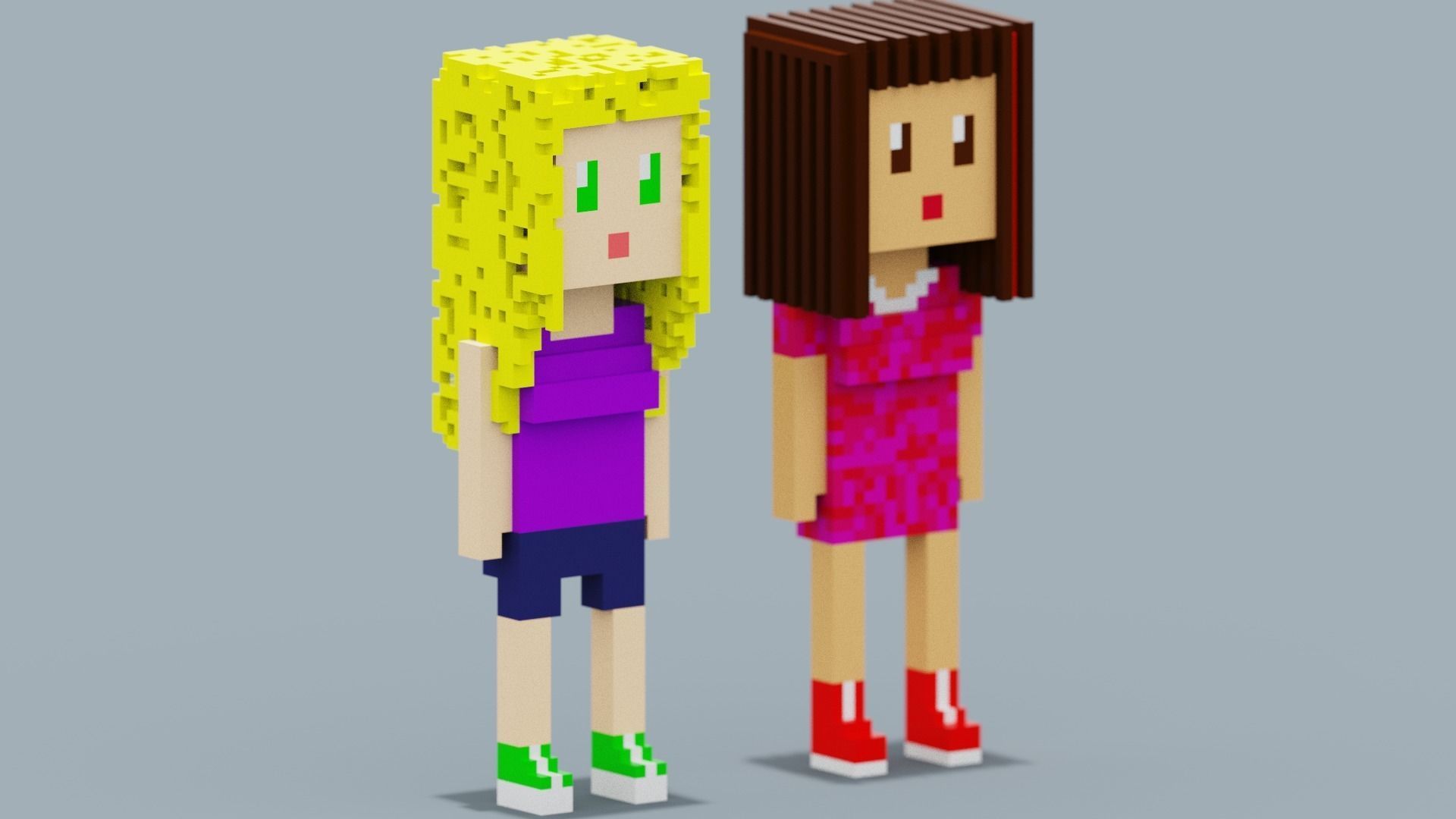 3D model NFT Characters VR / AR / low-poly | CGTrader