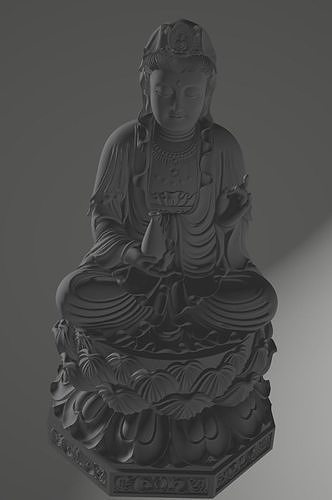 buddha 3D model 3D printable | CGTrader