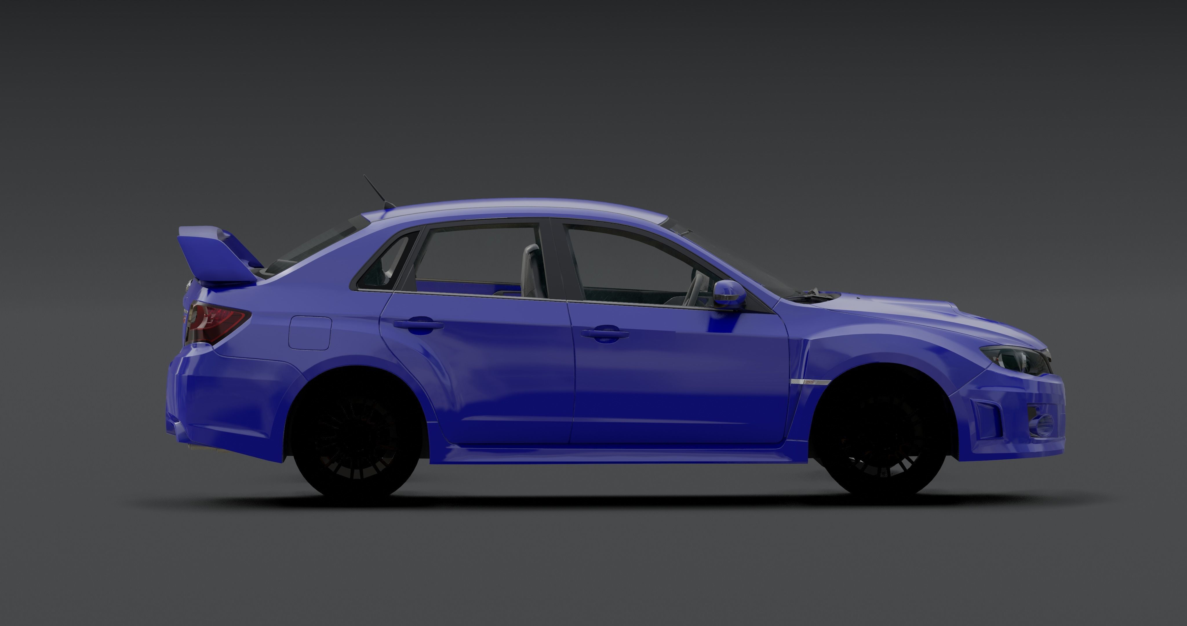3D model subaru impreza WRX VR / AR / low-poly | CGTrader