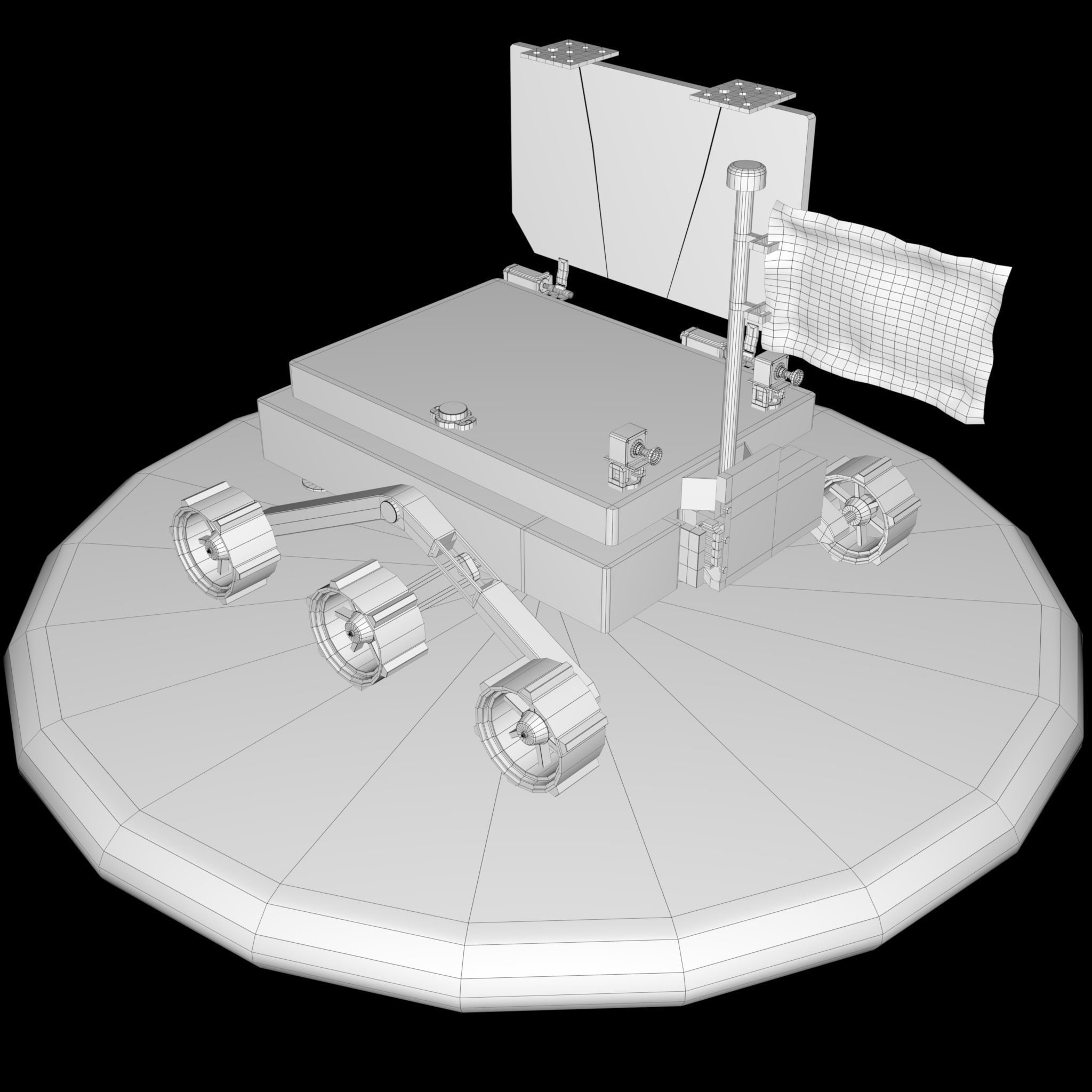 3D model Pragyan Rover VR / AR / low-poly | CGTrader
