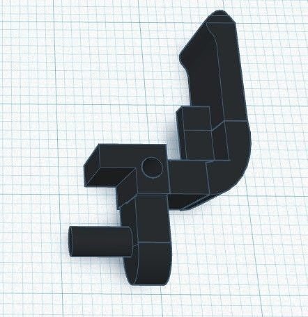 Power Rangers Dino Thunder Mezodon Megazord Upper Body Support 3D model ...