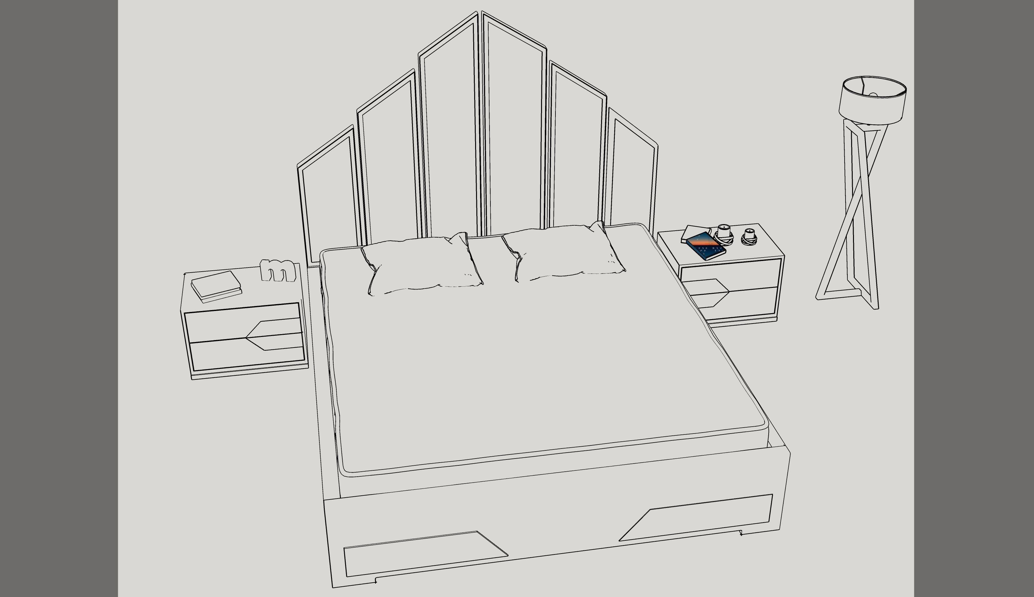 Bed by Json 3D Model free 3D model | CGTrader