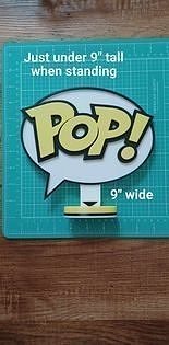 Funko Pop Logo Standing Sign for collectors Pop Shelf decor 3D model 3D ...