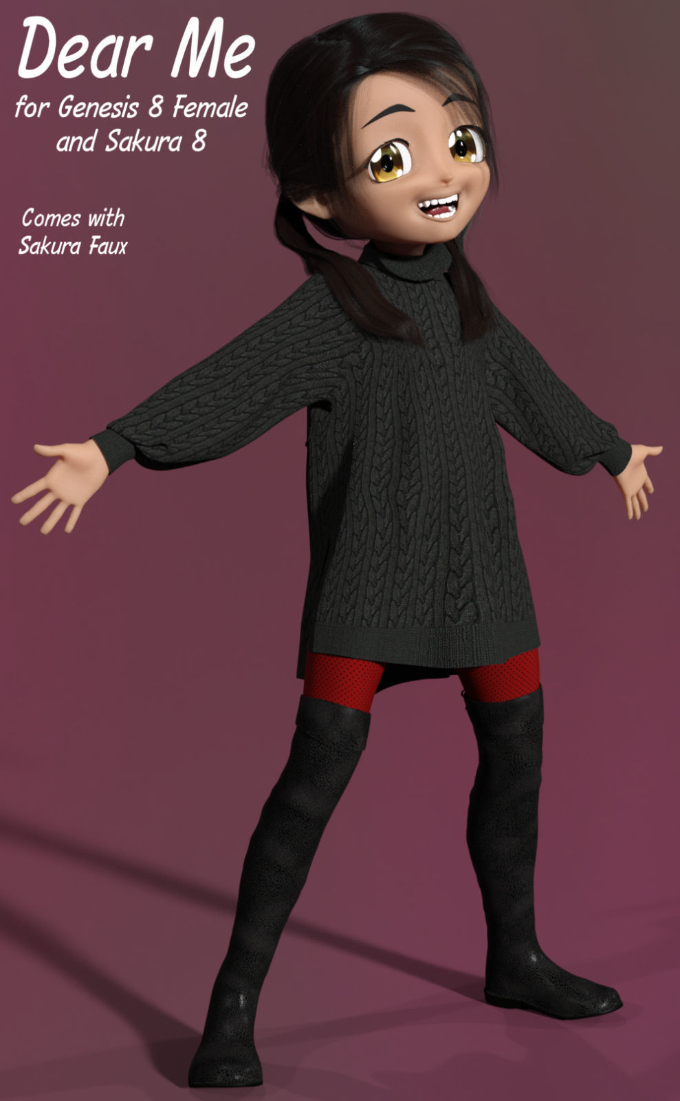 Dear Me for Sakura 8 3D model rigged | CGTrader