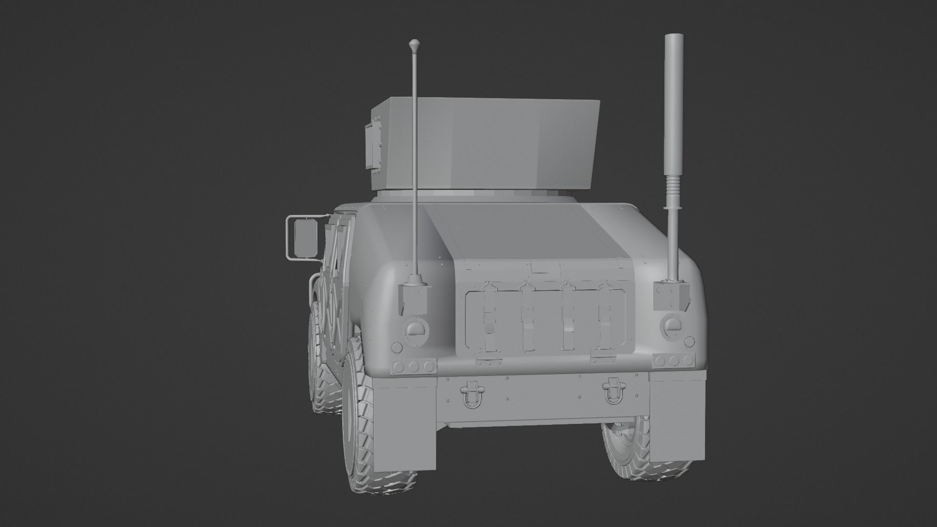 Humvee HMMWV Military 3D model 3D model | CGTrader