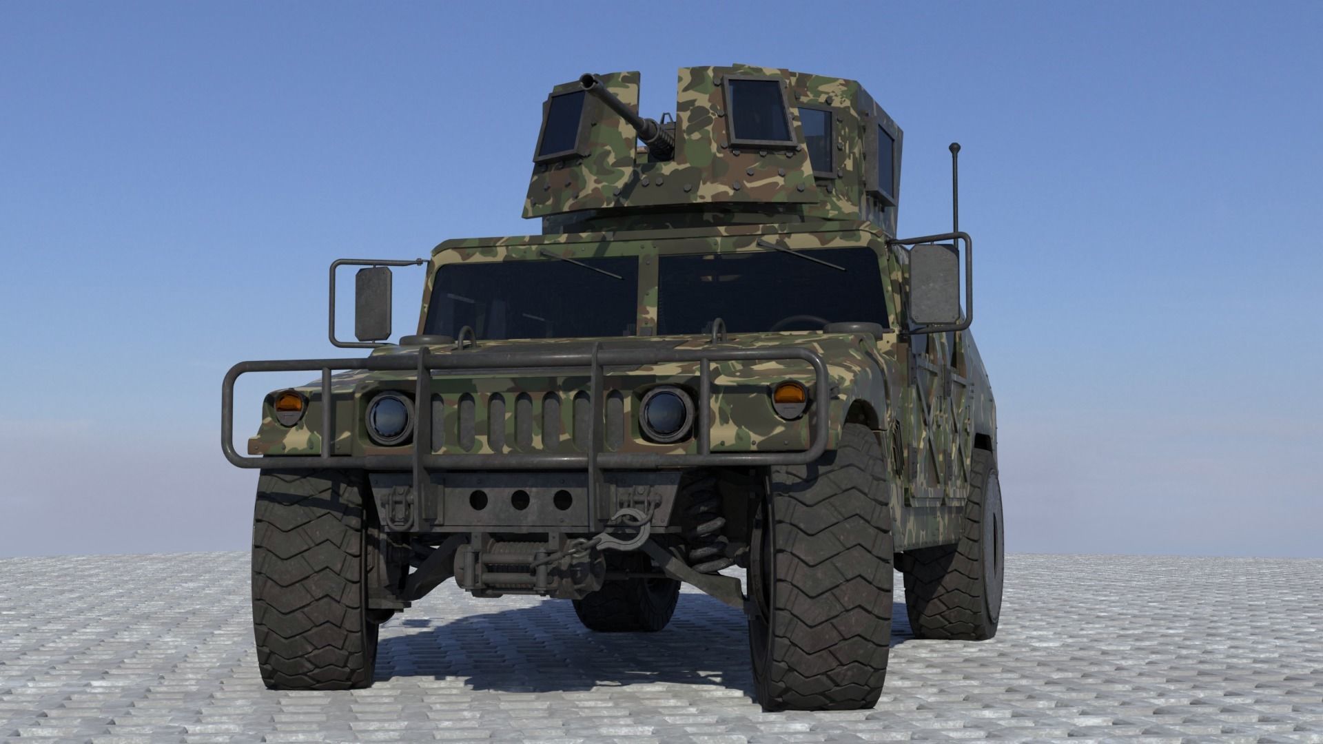Humvee HMMWV Military 3D model 3D model | CGTrader
