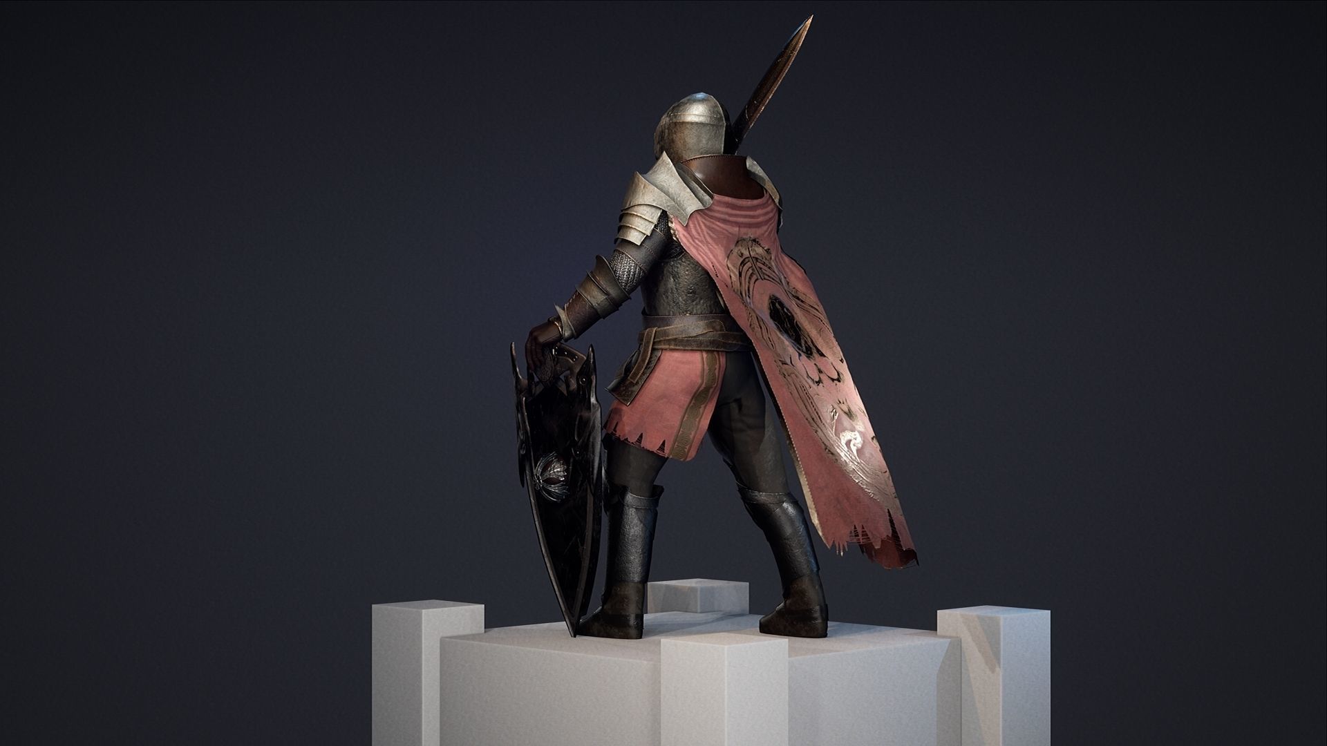 3D model Knight VR / AR / low-poly | CGTrader
