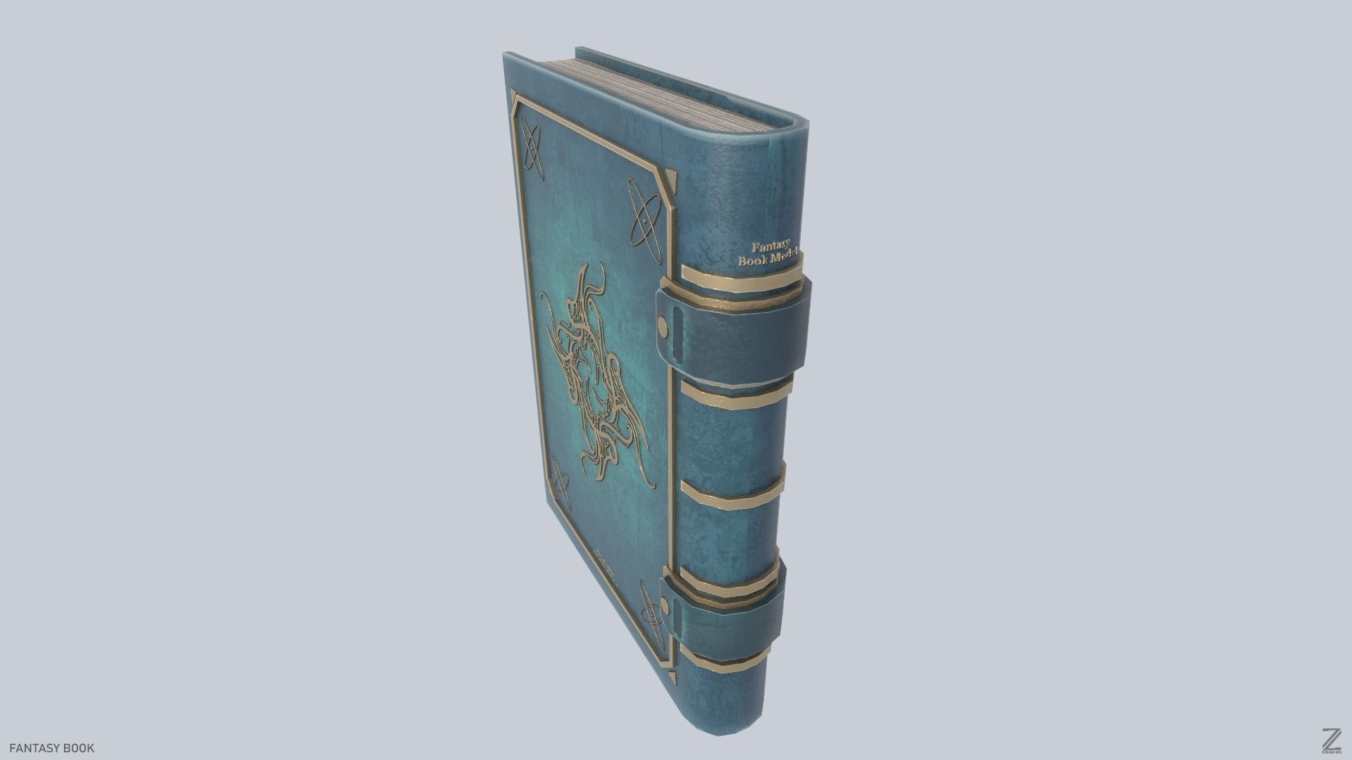 3D model Fantasy book VR / AR / low-poly | CGTrader