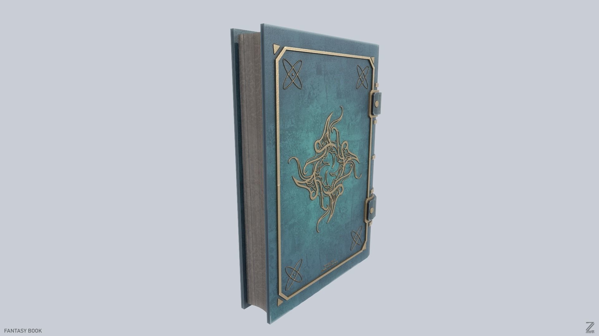 3D model Fantasy book VR / AR / low-poly | CGTrader