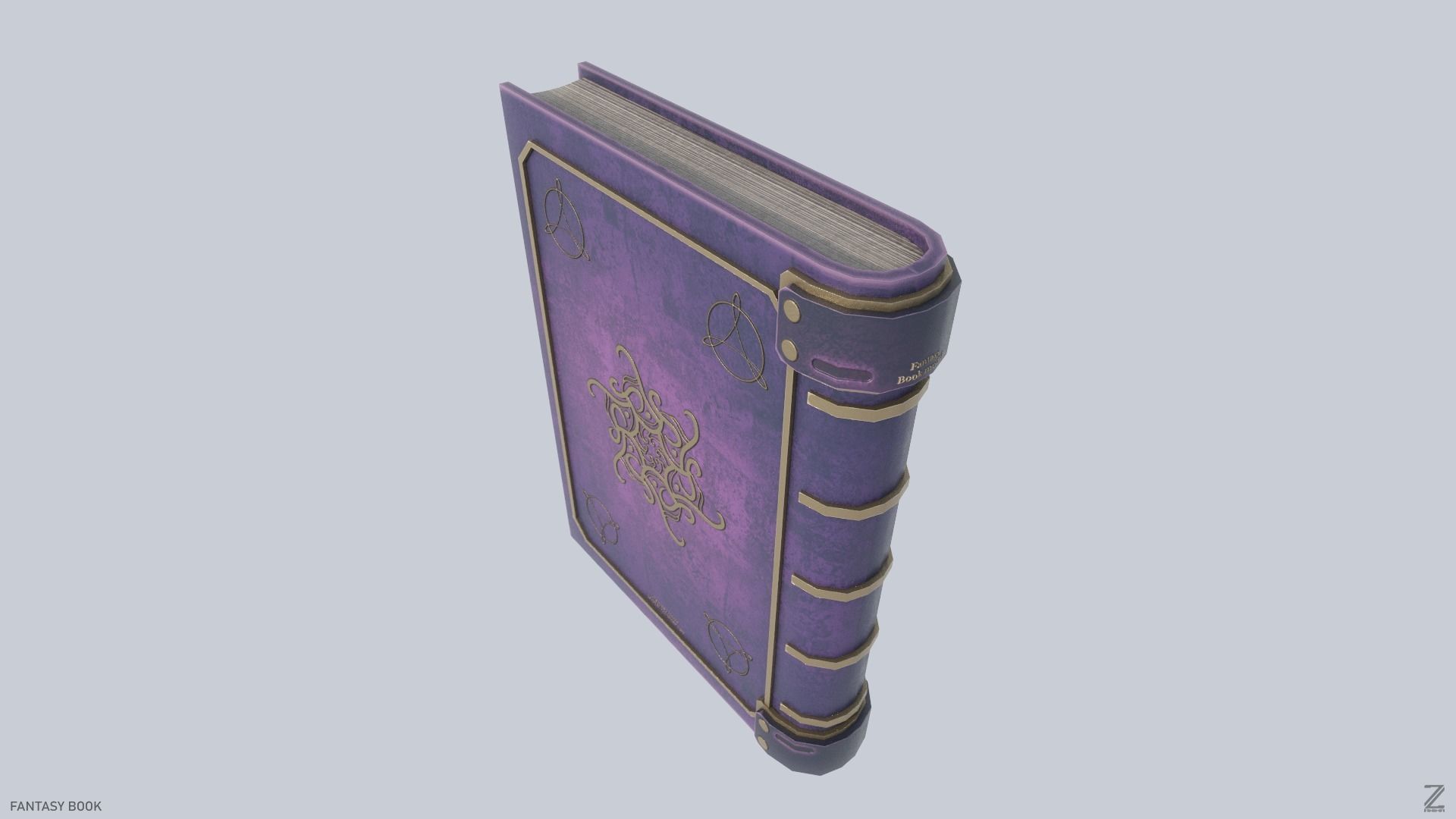 3D model Fantasy book VR / AR / low-poly | CGTrader